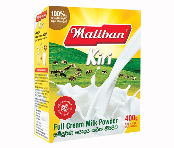 Maliban Full Cream Milk Powder 400g | Grow a Life
